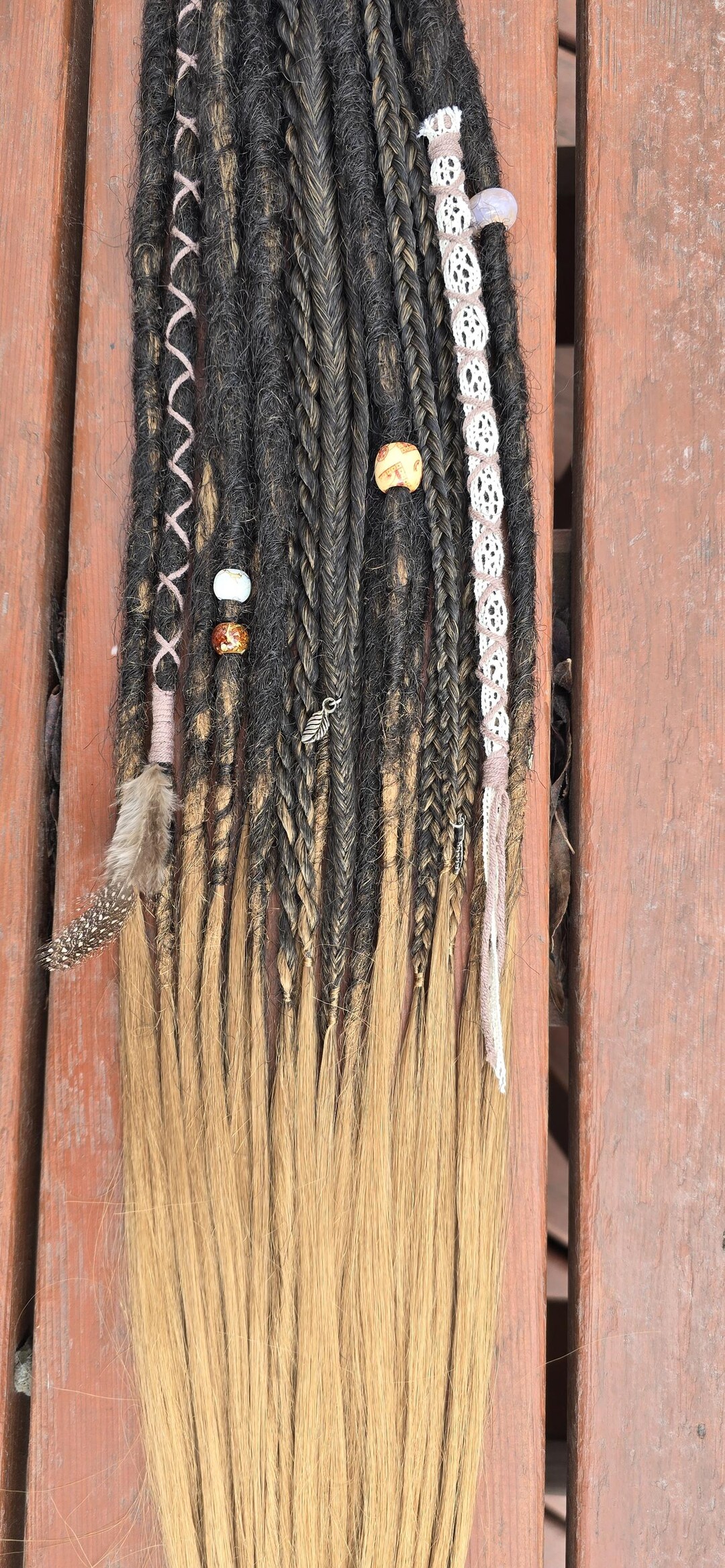 Teak Wood Dreadlocks Mini Set - Etsy