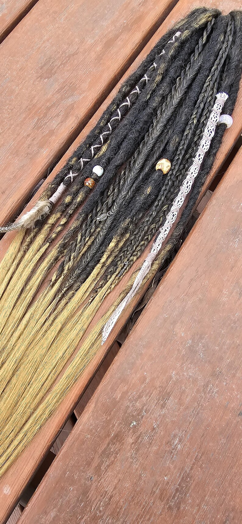 Teak Wood Dreadlocks Mini Set - Etsy