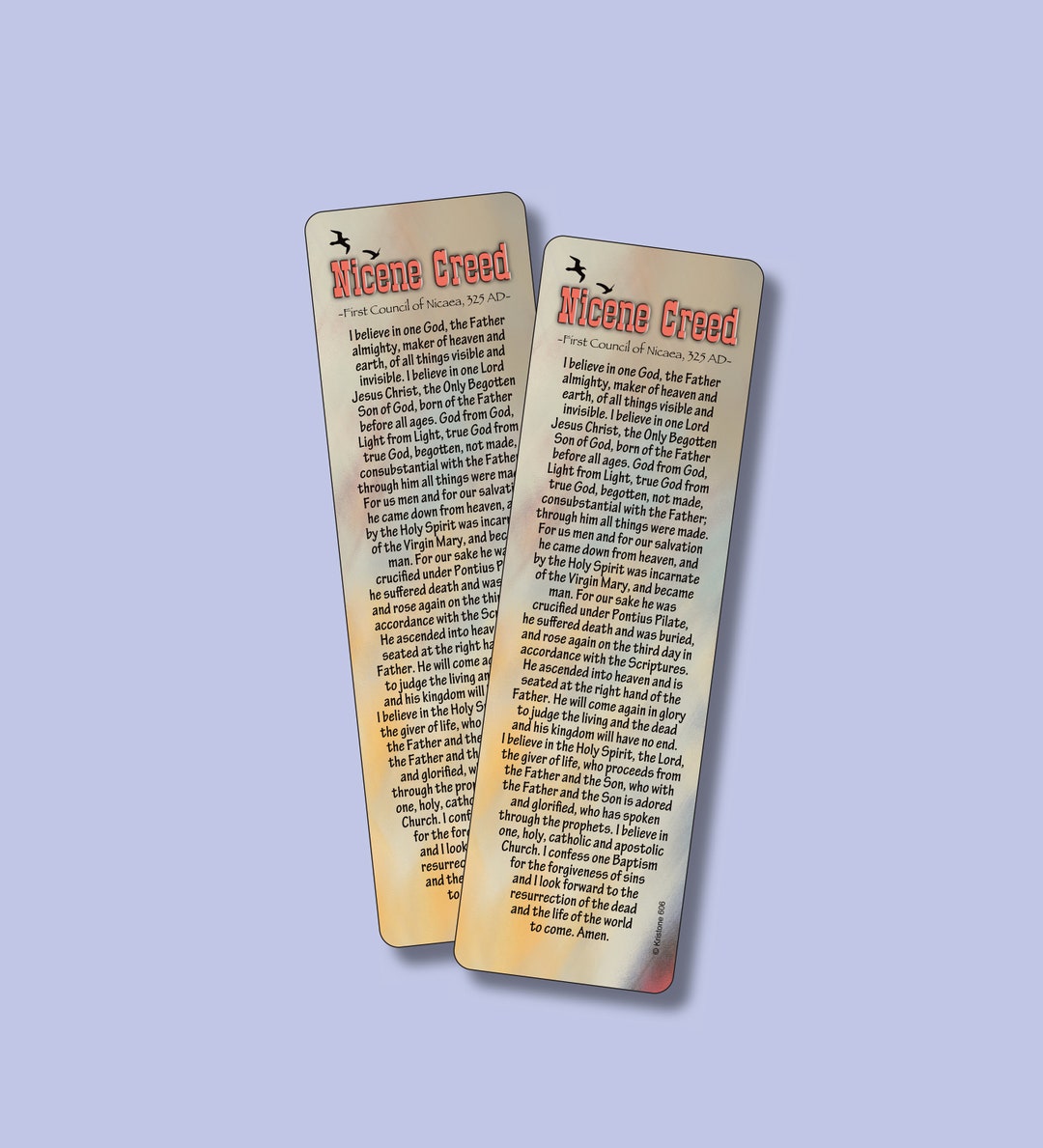 NICENE CREED Poem, Contemplation, Prayer Inspirational, Religious Verse ...