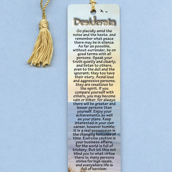 Desiderata - Etsy