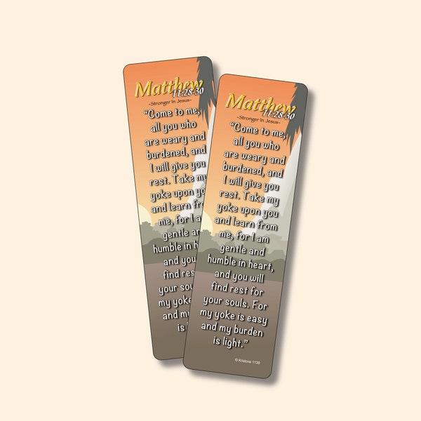 Matthew 11 28 - Etsy