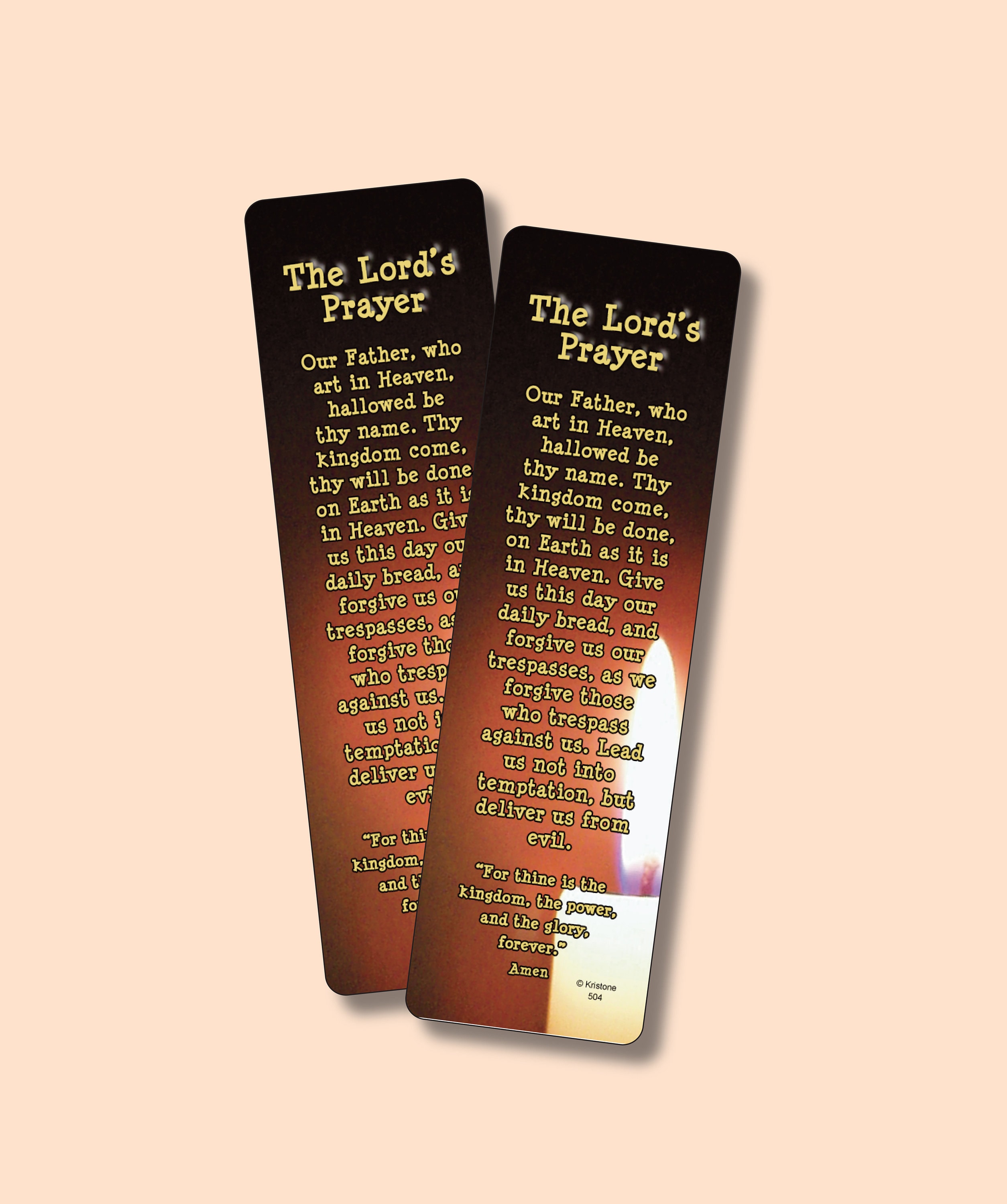 The Lord's Prayer Verse Bookmarks - Etsy