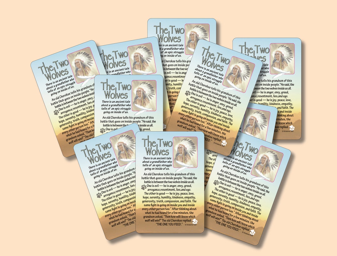 The Two Wolves - There is an Ancient Tale About a Grandfather Who Tells ...