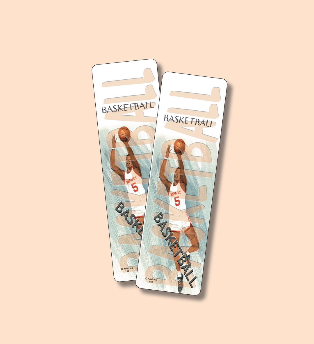 Basketball Player, Sports, Athletics Image on 2 Bookmarks - Etsy