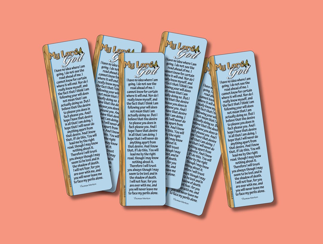 My Lord God - A Poem by Thomas Merton - Religious, Inspirational ...