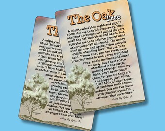 The Oak Tree Poem - Etsy