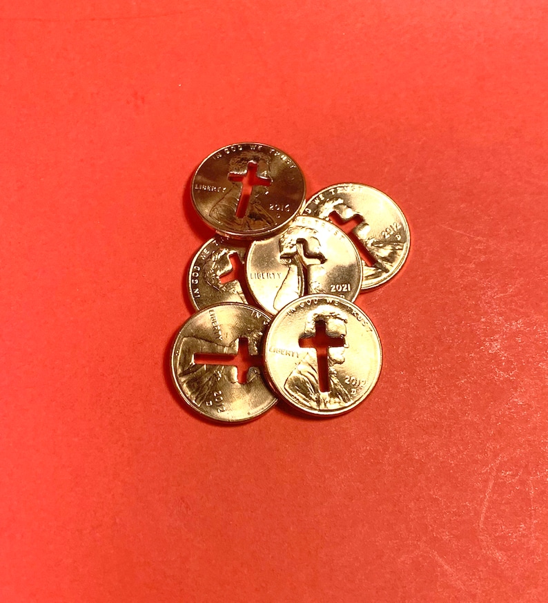 Keepsake Penny, Cross Penny, Cross Pennies From Heaven, Lucky Charm ...