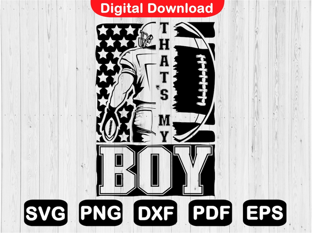 That's My Boy Svg, Football Svg, Football Boy Svg, Football Shirt Svg ...