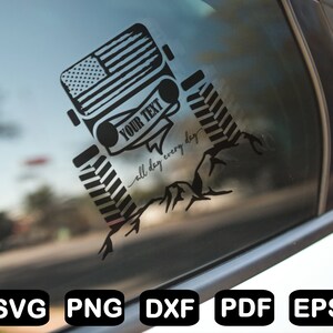 Off Road Mountain Split Monogram, 4X4 Split Monogram, 4WD Customized ...