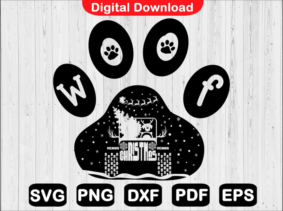 Christmas Dog off Road Svg, Reindeer Dog off Road Design, Chirstmas Dog ...