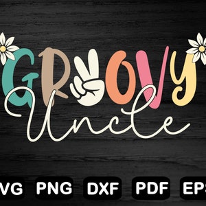 Groovy Family Svg Bundle, Retro Family Svg Bundle, Groovy Birthday Svg ...