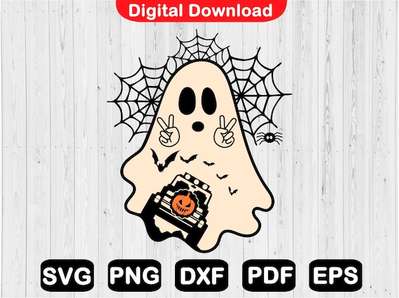 Ghost off Road Car Svg Funny Ghost 4x4 Design Retro Ghost - Etsy