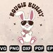 Easter Bunny Svg, Bougie Bunny Svg, Boo Jee Bunny Svg, Bunny With ...