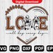 Valentines Day Football Svg Love Football Svg Customizable - Etsy