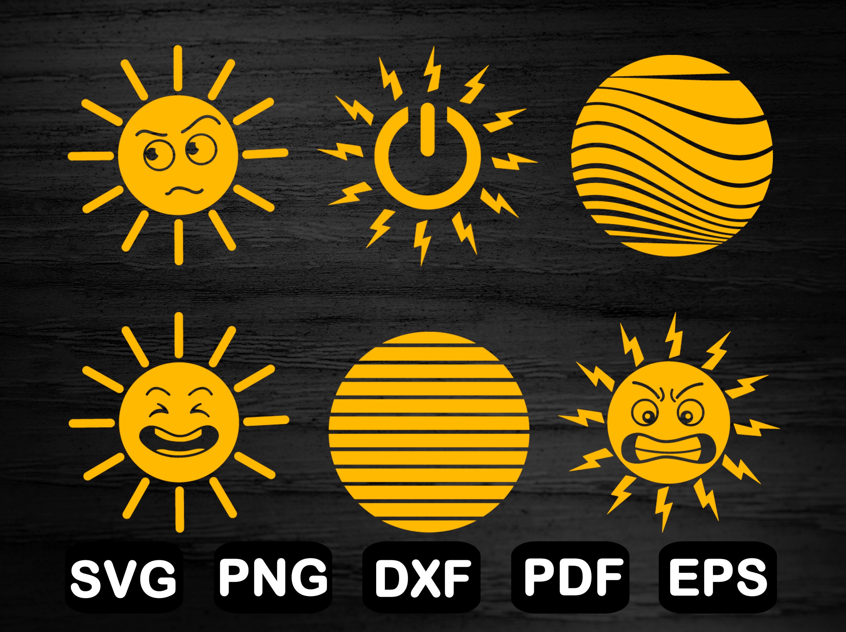 Sun Svg Bundle Sun Png Files Summer Svg Bundle Hello Summer - Etsy ...