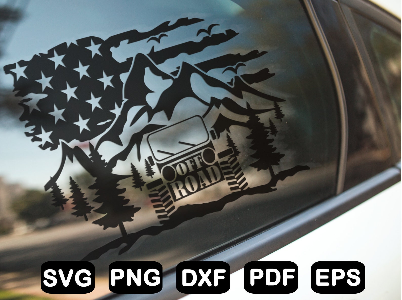 Off Road Scene Svg off Road Truck Svg Offroad Car Forest - Etsy