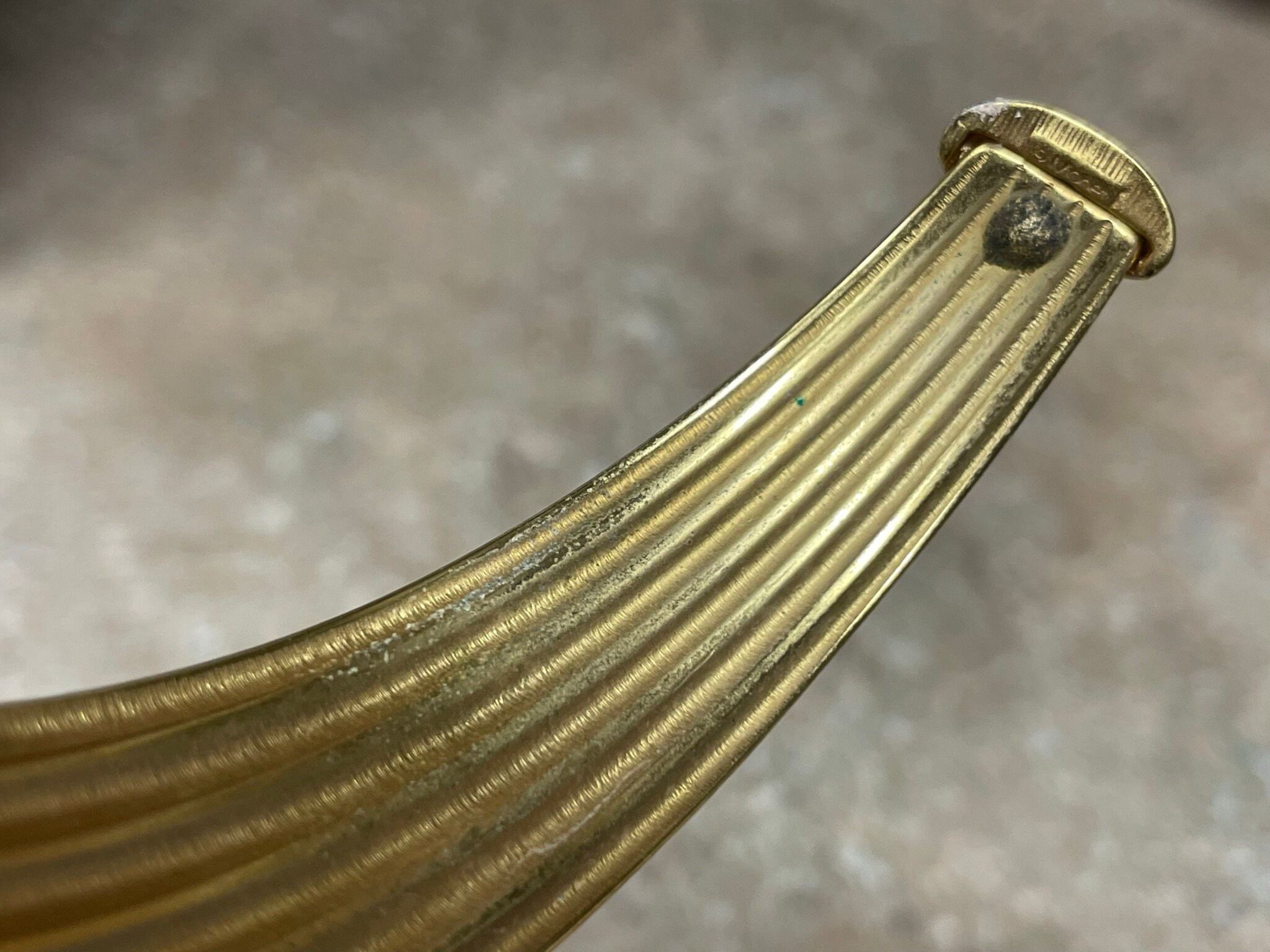 Vintage MONET Signed Cleopatra Collar Neck Piece AFRICANA Style Gold ...