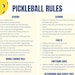 Pickleball Rules Printable Rule Sheet for Pickleball Cheat Sheet ...