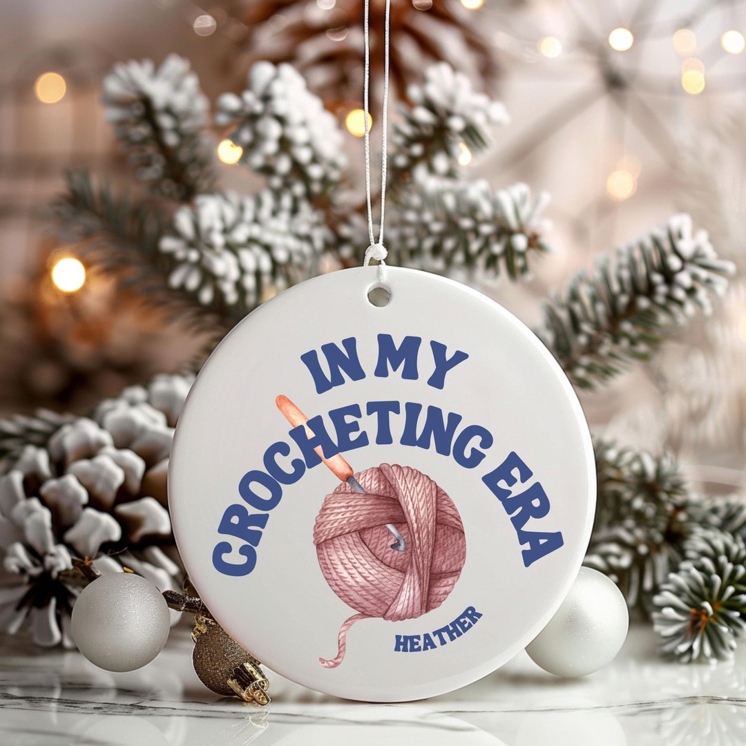 Crochet Gift for Crocheting Custom Crocheting Era Personalized ...