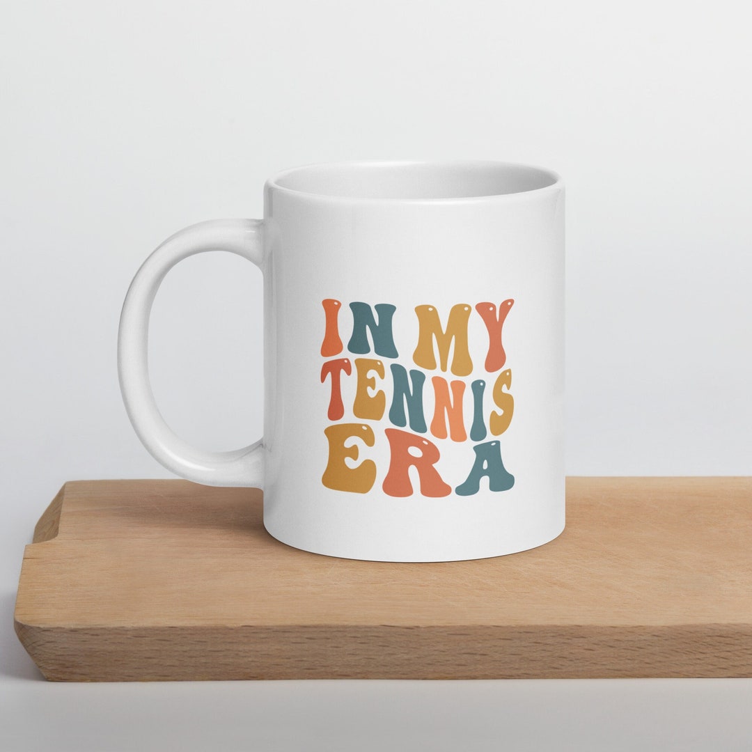 In My Tennis Era Mug White Tennis Mug Gift Idea Tennis Player Mug Gift ...
