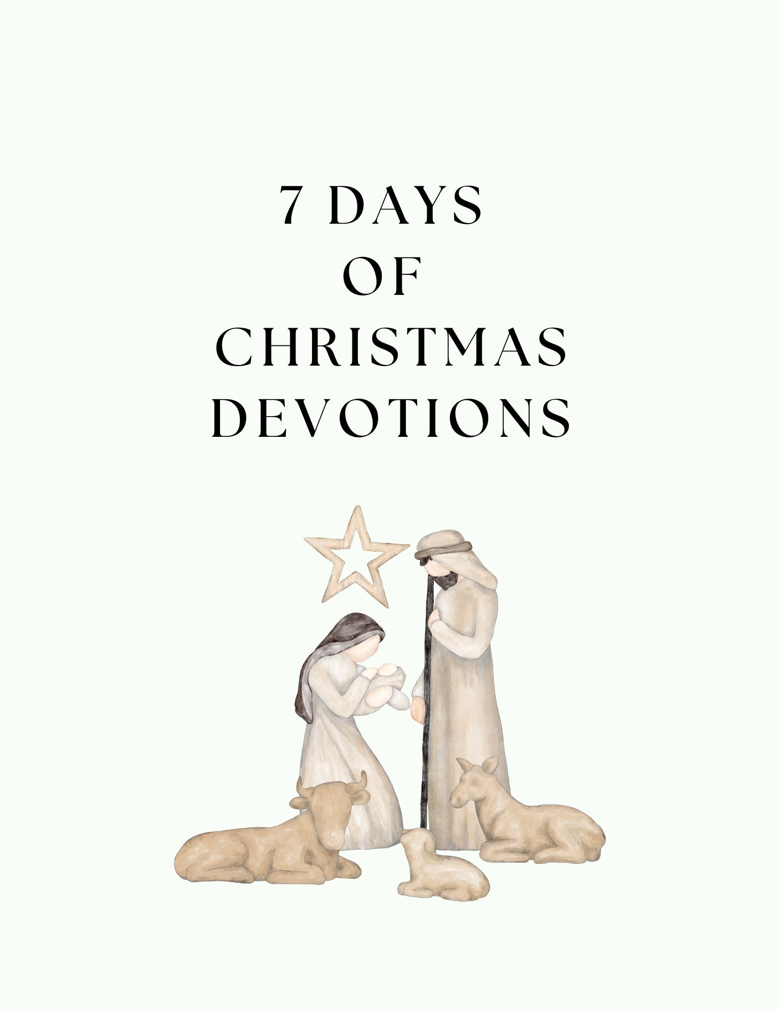 7 Days of Christmas Joy Printable Family Devotional With Scriptures and ...