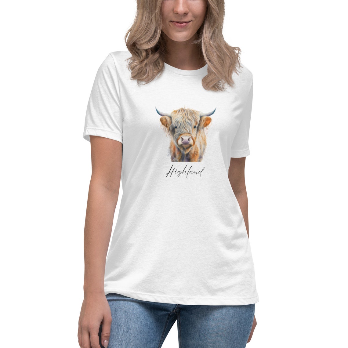 Highland Cow Women's Shirt Highland Cow T Shirt Scottish Cow Shirt ...