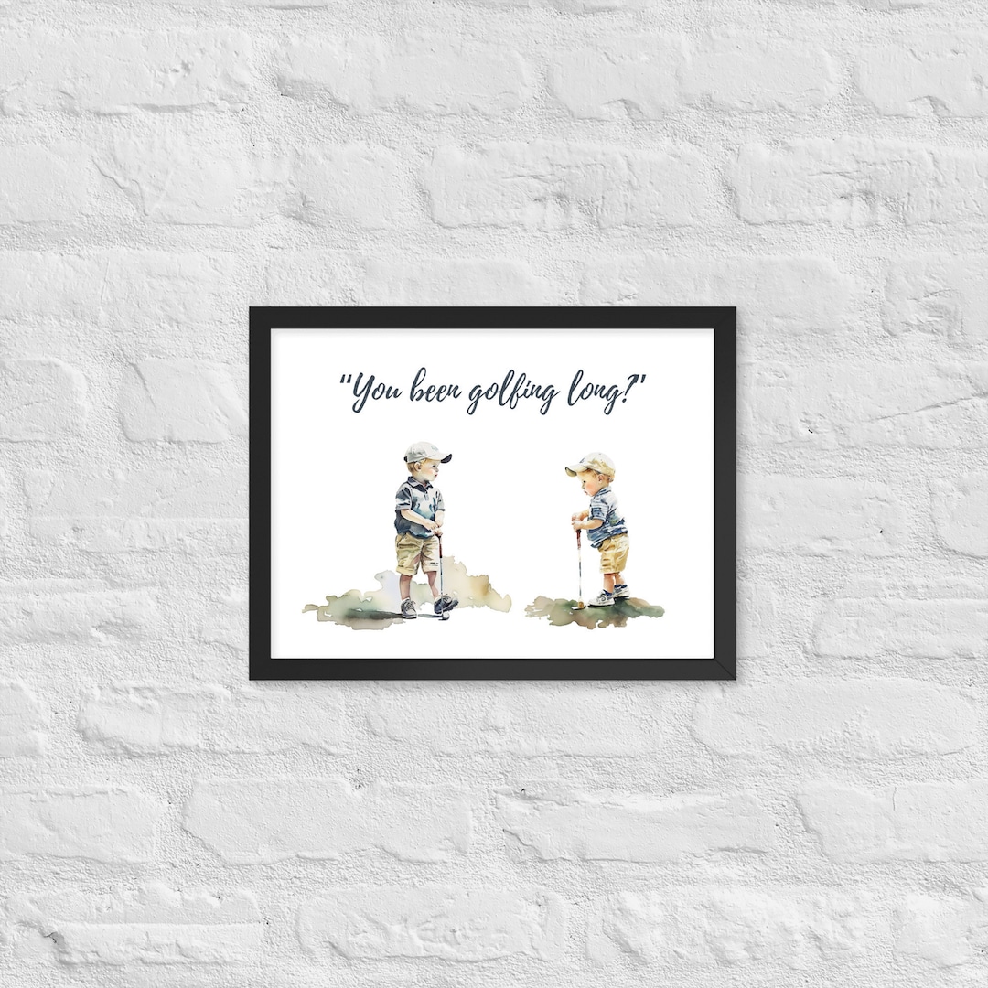 Golf Home Decor Golf Artwork Golf Art Print Golf Art Gift Idea for ...