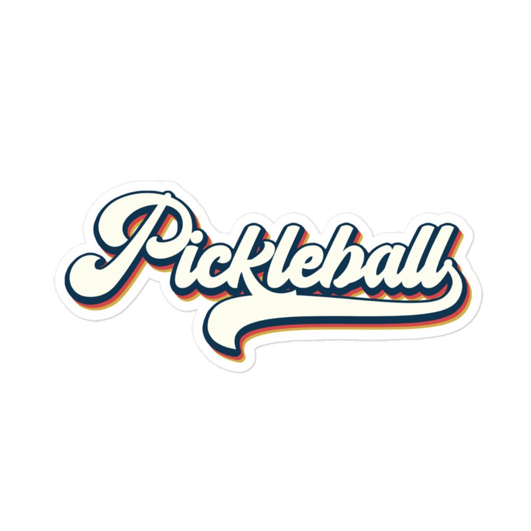 Pickleball Sticker Pickleball Bumper Sticker Pickleball Decal ...