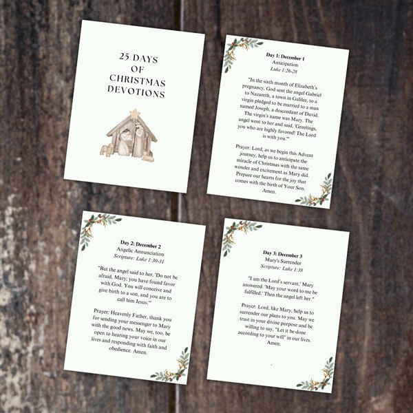 12 Days of Christmas Tags - Etsy