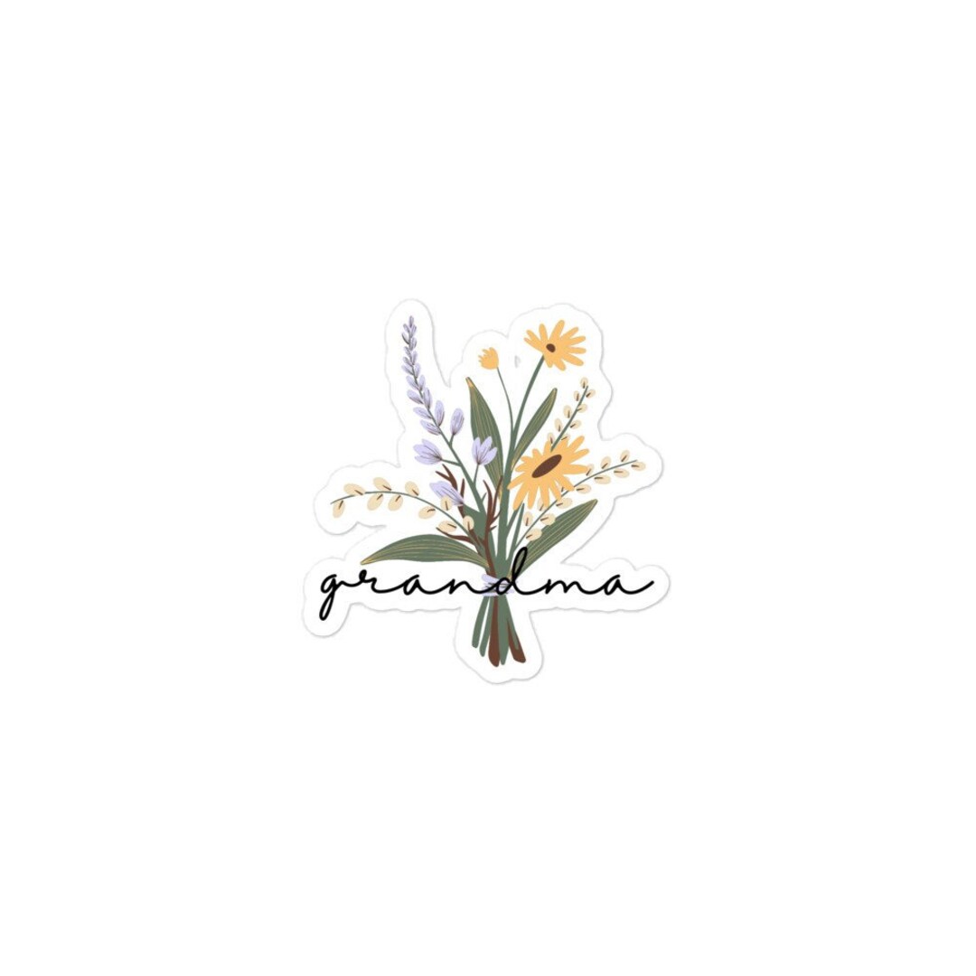 Grandma Sticker Grandma Decal Grandma Bumper Sticker Grandma Tumbler ...