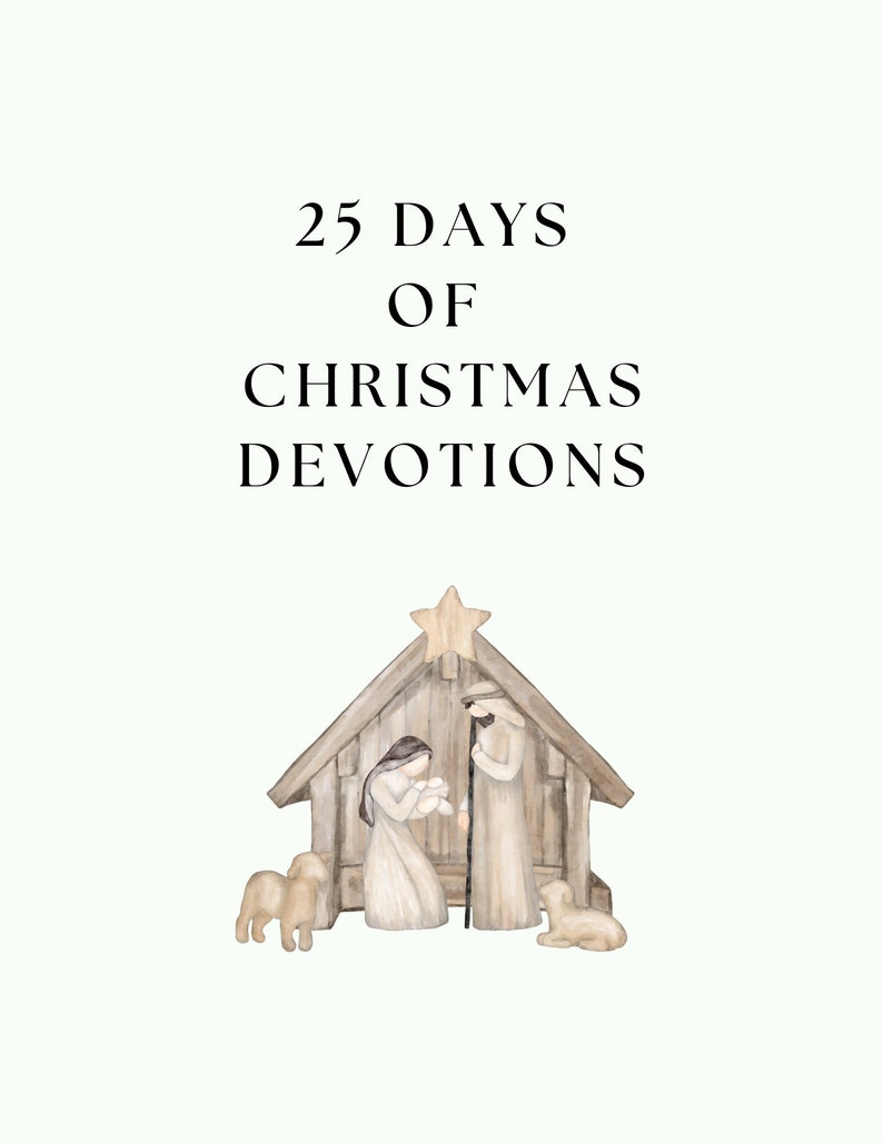 25 Days of Christmas Joy Printable Family Devotional With Scriptures ...