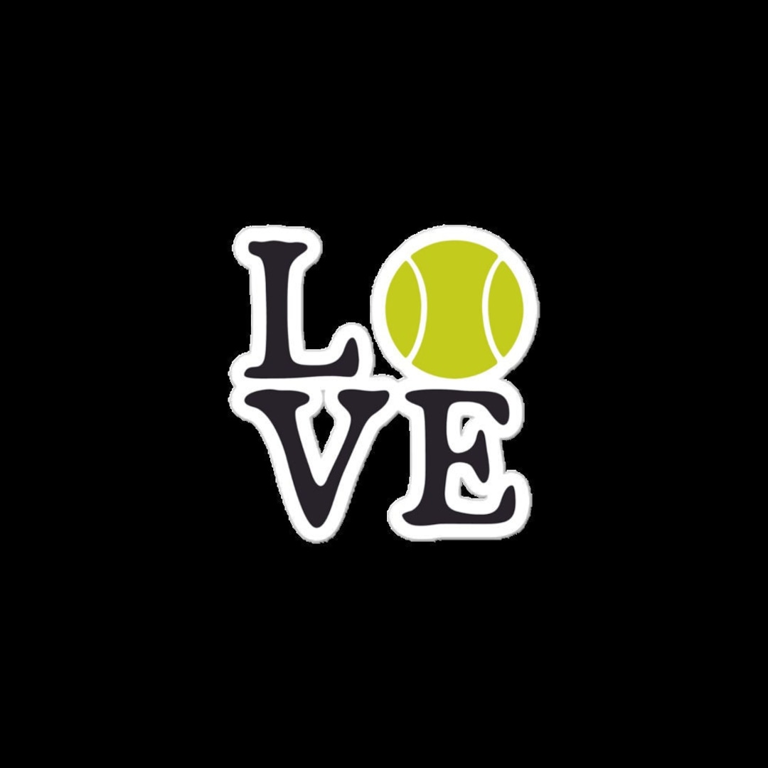 Tennis Love Sticker Gift Tennis Sticker Water Bottle Tennis Sticker ...