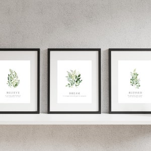 Dream Art Print Dream Botanic Print Botanic Art Dream Wall Decor Dream ...