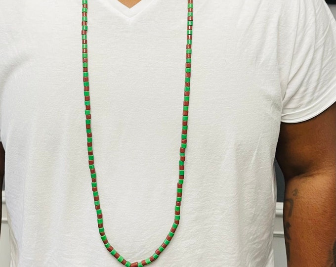 LARGE IFA ORULA Eeleke Lucumi Glass Bead Collares Ileke Necklace Yoruba ...