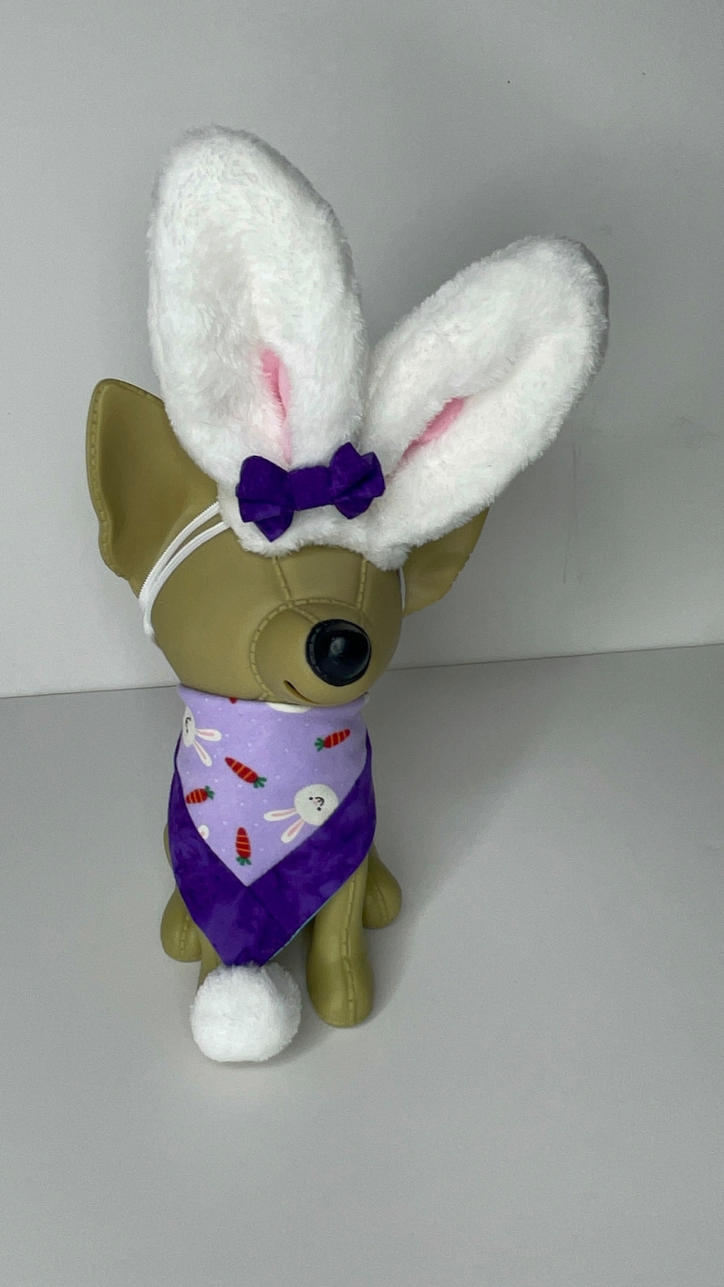 Easter Bunny Ears & Reversible Bandana for Dog or Cat - Etsy