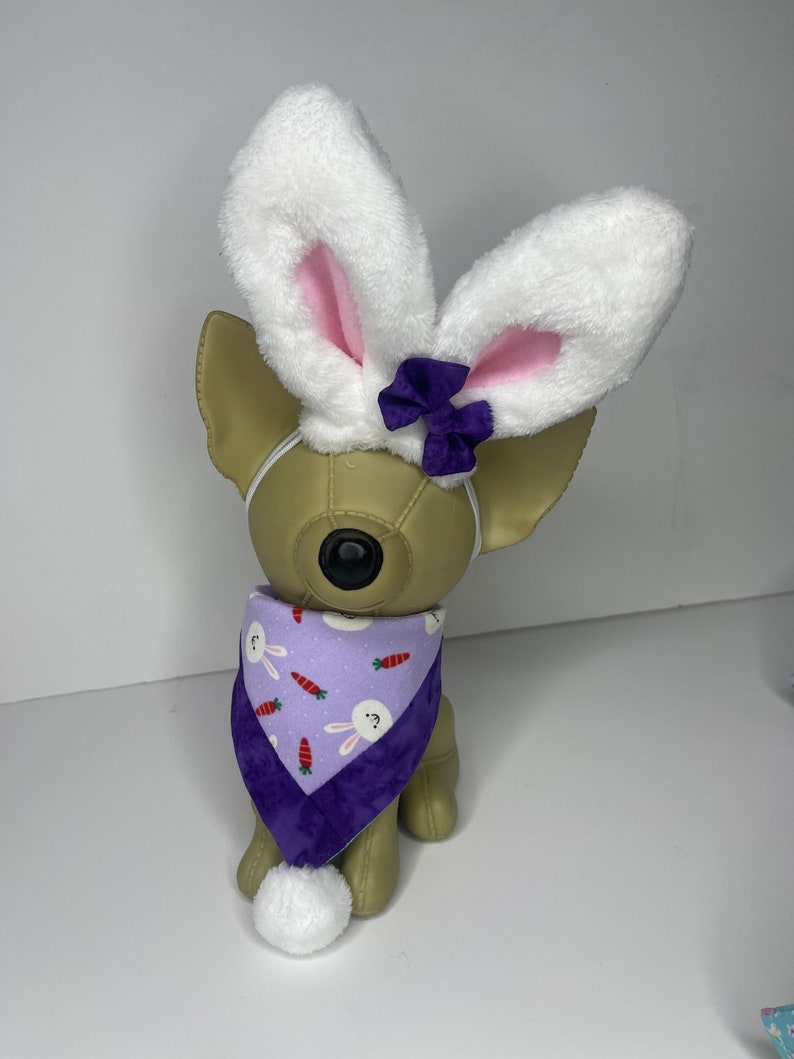 Easter Bunny Ears & Reversible Bandana for Dog or Cat - Etsy