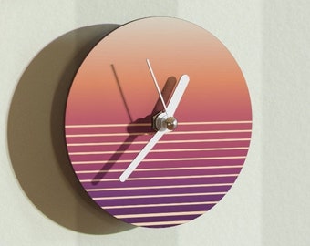 Retro Wall Clock - Etsy