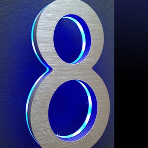 Custom Backlit Address Sign - Etsy
