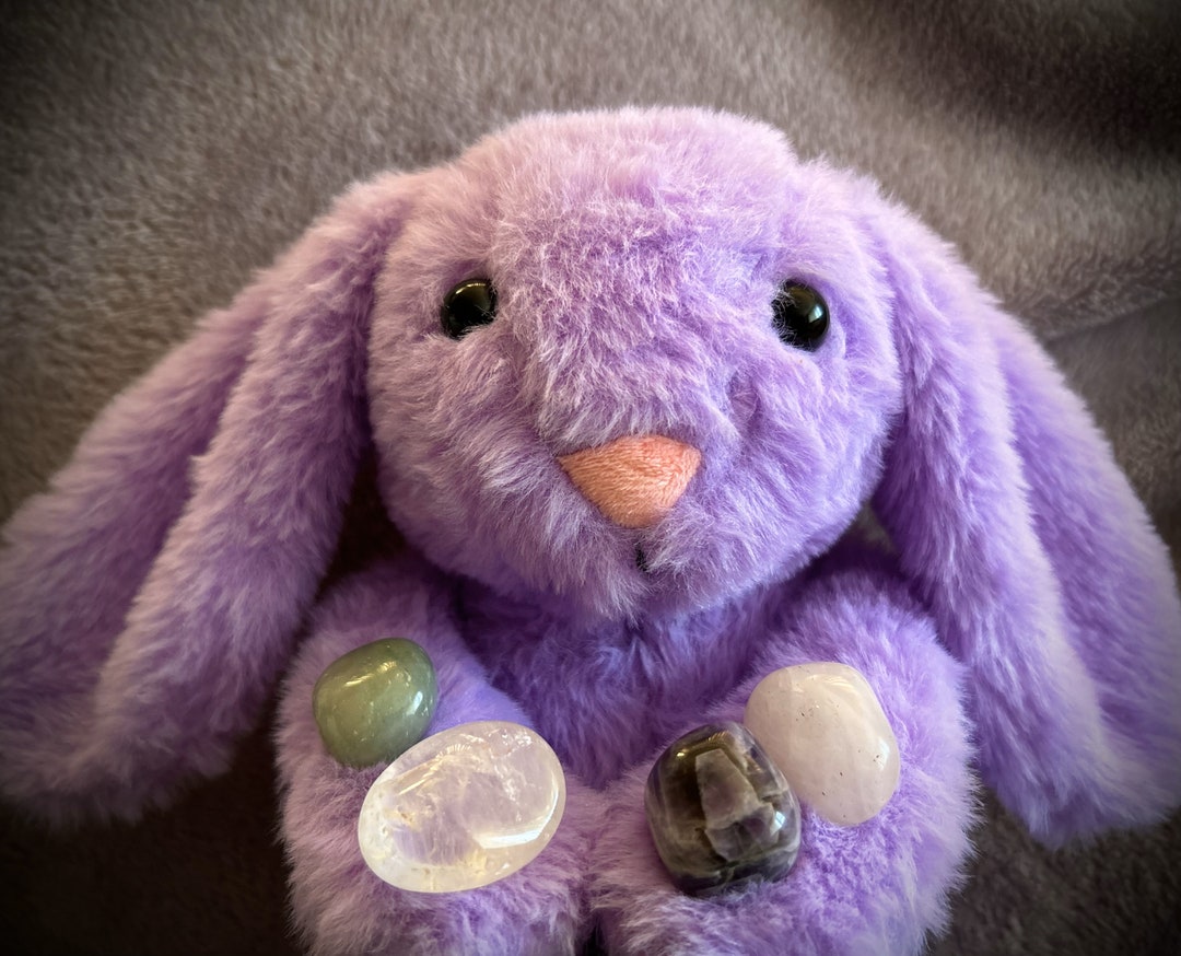 Plush With Crystals Amy Amethyst Soul Mates Plush - Etsy