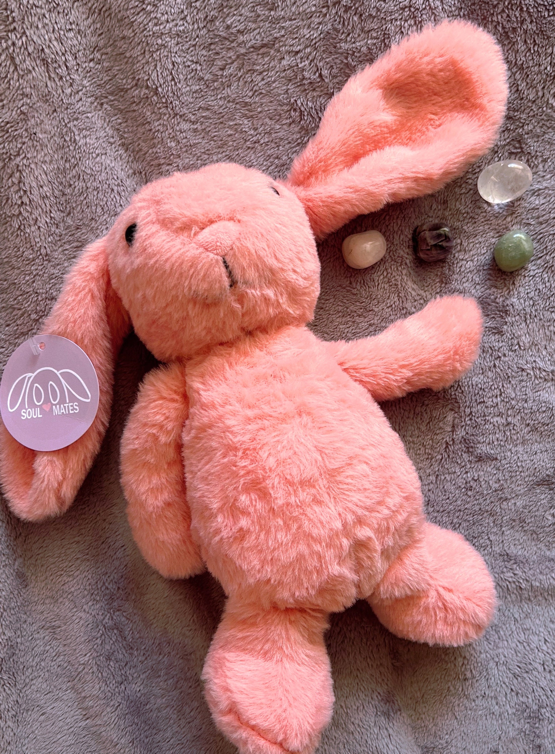 Plush With Crystals - Rosie - Rose Quartz Plush - Soul Mates Plush ...