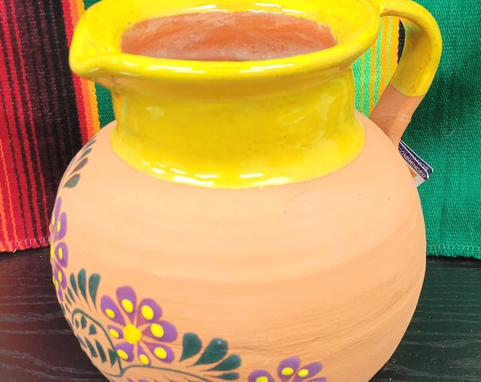 Mexican Water Jug Clay Water Jug Jarro De Barro Mexica Clay Pottery - Etsy