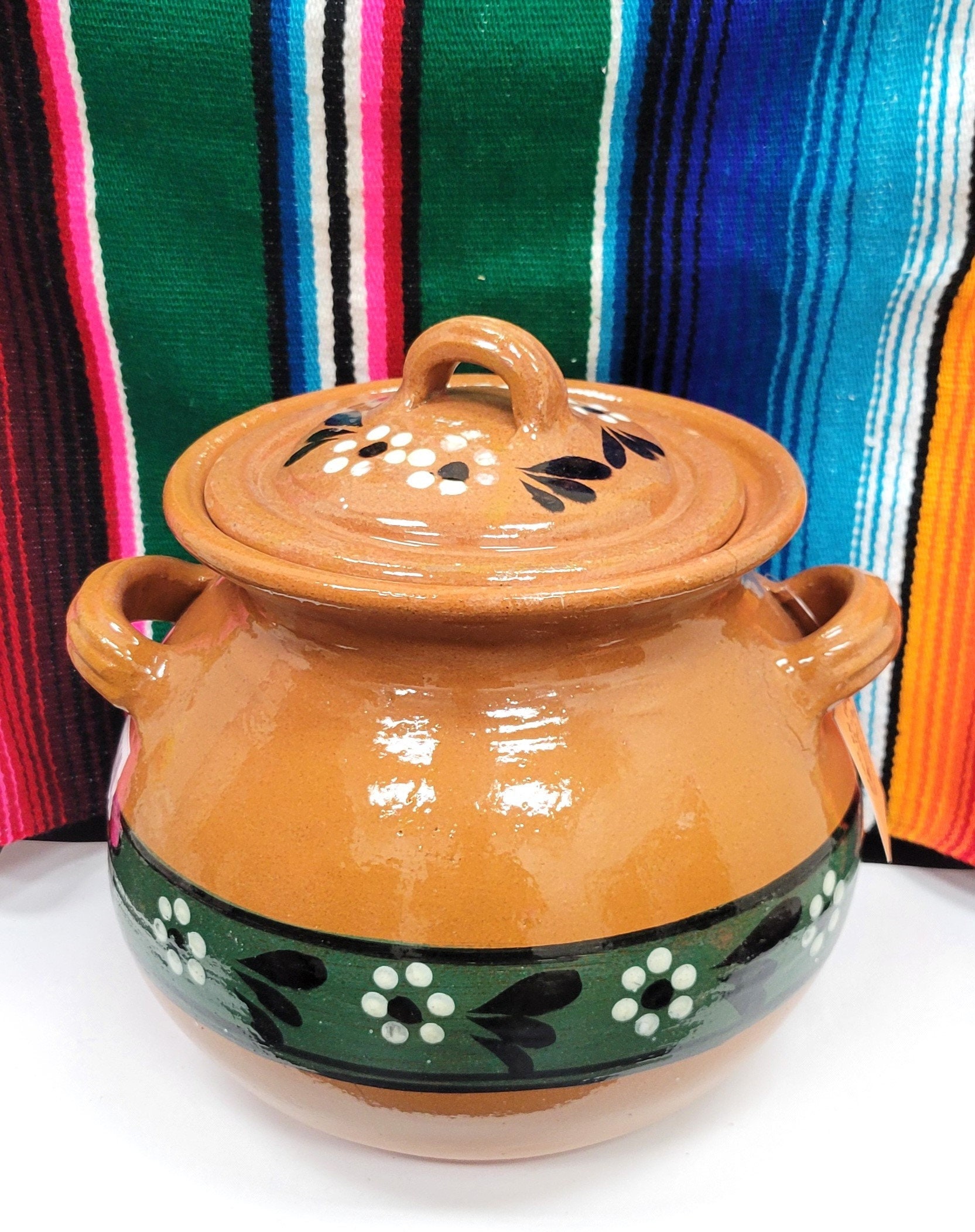 Grande Frijolera Mexican Clay Pot Handmade Clay Pot Olla De Barro - Etsy