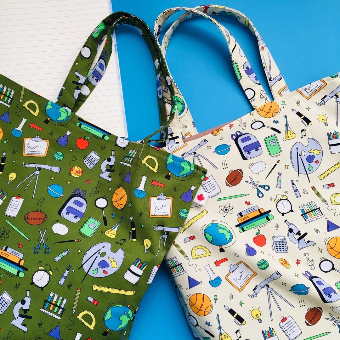 Teacher Tote Bag Gift for Her School Shoulder Bag Educational Assistant ...