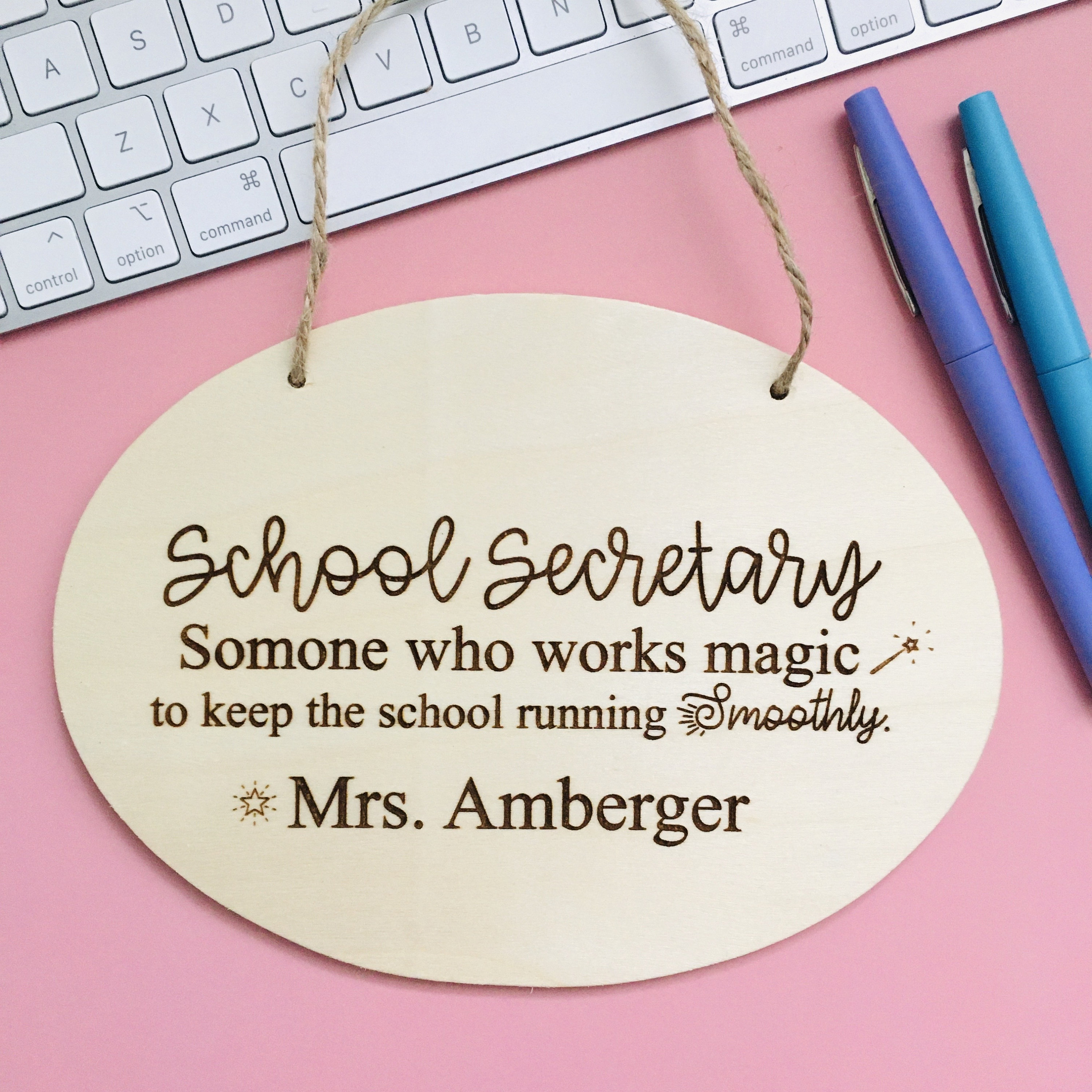 School Secretary Gift School Secretary Wall Sign School Front - Etsy