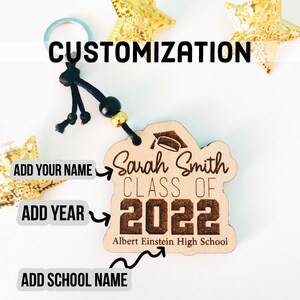 Class of 2024 Keychain Graduation Keychain Grad Gift for Student ...