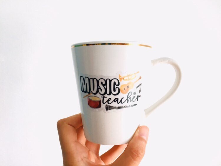 Music Teacher Sticker Music Teacher Vinyl Decal Teacher Gift - Etsy