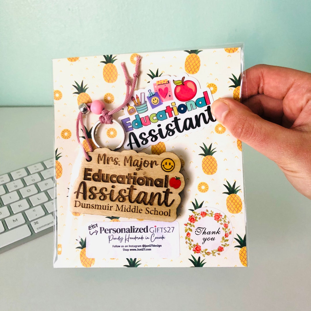 Educational Assistant Gift for Her Educational Assistant Sticker Laptop ...