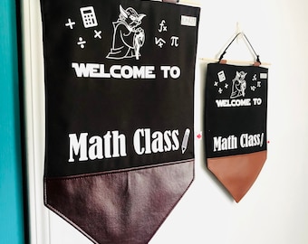 Welcome Math Door Sign - Etsy