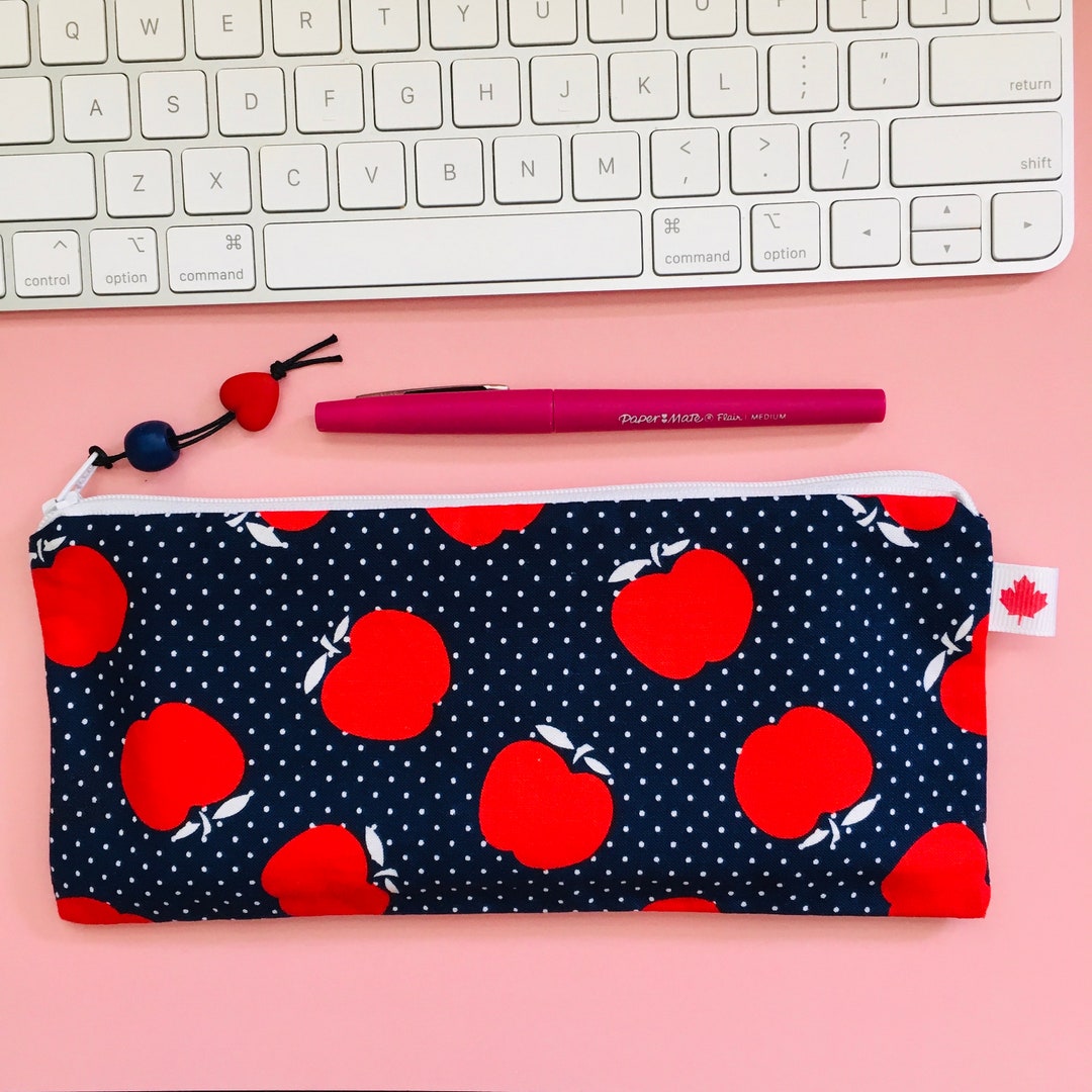 Teacher Pencil Case Student Pouch Apple School Bag Teacher Gift for Her ...