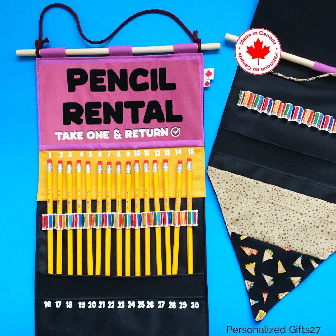 Pencil Holder Pencil Lending Station Classroom Organization Pencil ...